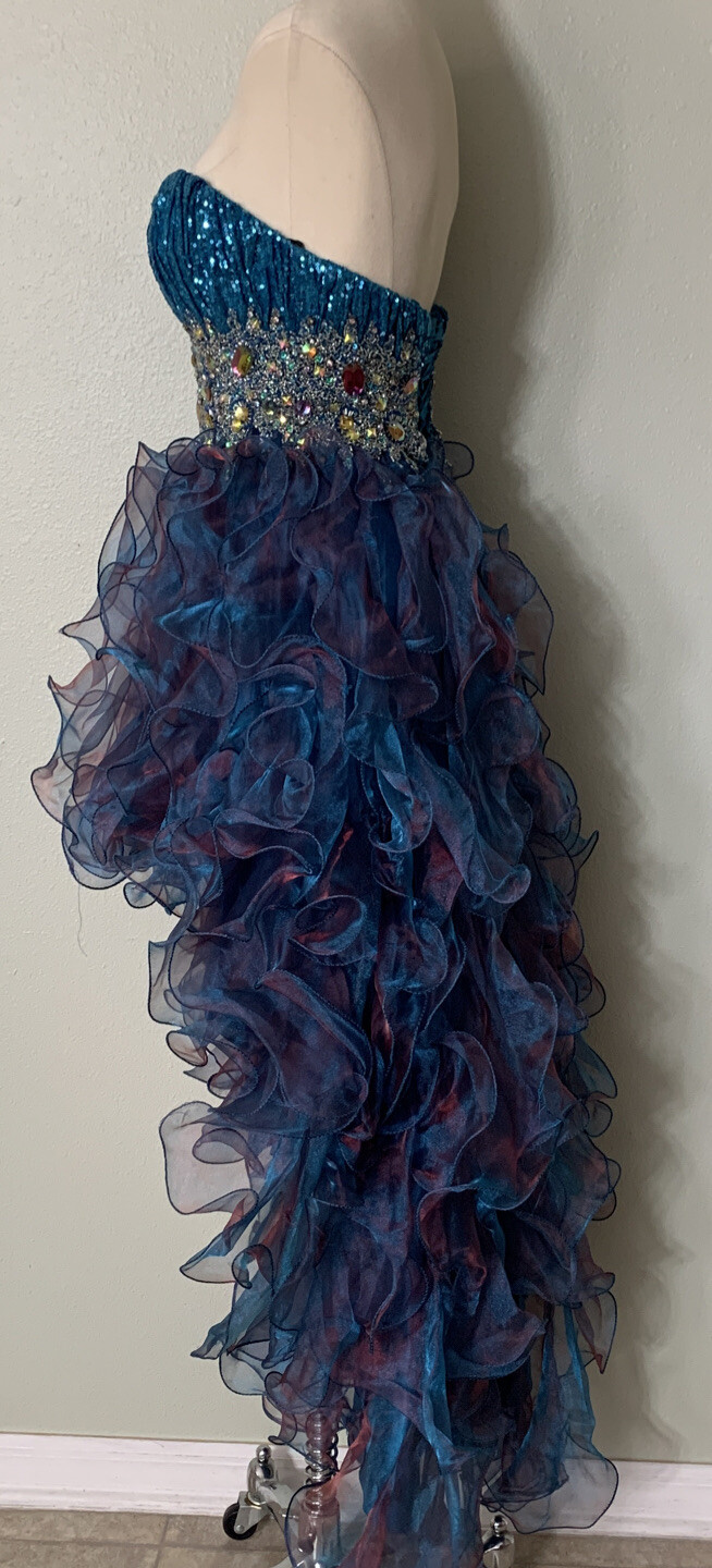 FIESTA EVENING PAGEANT FORMAL BALL GALA DRESS WEDDING… - Gem