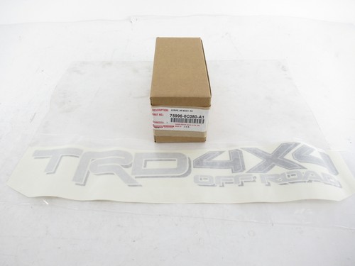 Genuine OEM 75996-0C080-A1 Toyota TRD 4X4 Off Road Passenger Bedside ...