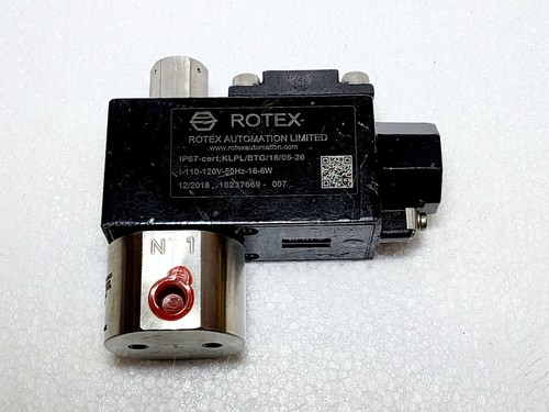 ROTEX 3/2 DIRECT ACTING SOLENOID VALVE 30125-2.2-2R-B5 + I-110-120V ...