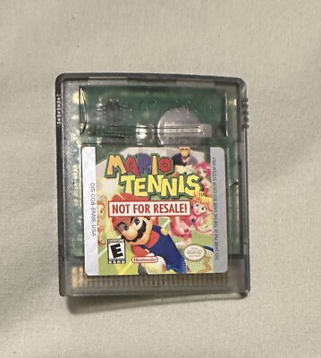 Mario Tennis Not For Resale NFS (Nintendo Game Boy Color, 2001 ...