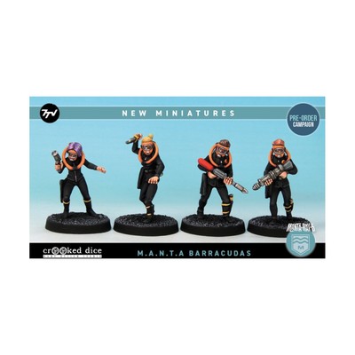 Crooked Dice Pulp Minis 28mm MANTA Barracudas Pack New | eBay