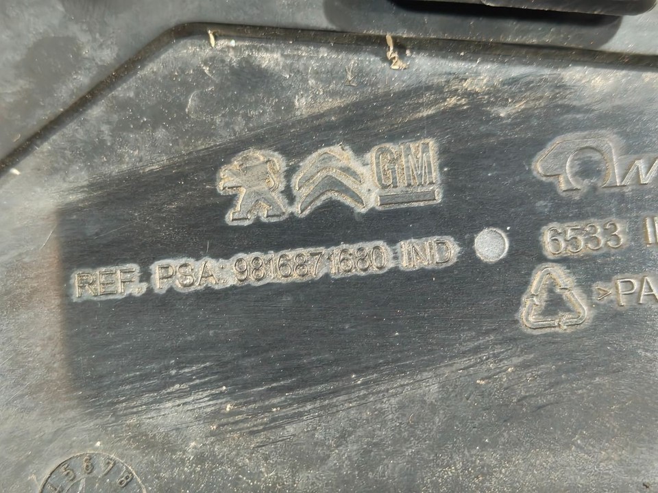 CITROEN BERLINGO MK3 K9 AIR INTAKE DUCT PIPE 9816871680 | eBay UK