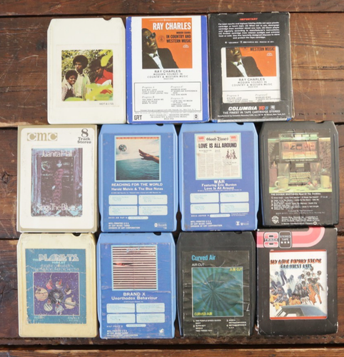 JACKSON 5 Ray Charles SLY FAMILY STONE War 8-TRACK x11 LOT SET Used ...