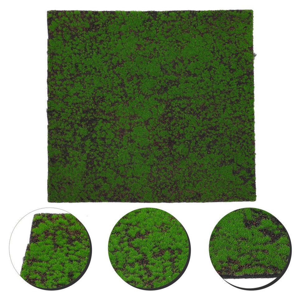 Simulation Moss Lawn Reptile Grass Mat Decorative Fake Turf Artificial ...