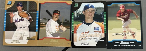 Autograph Baseball Card Drew Buterra Justin Huber | eBay