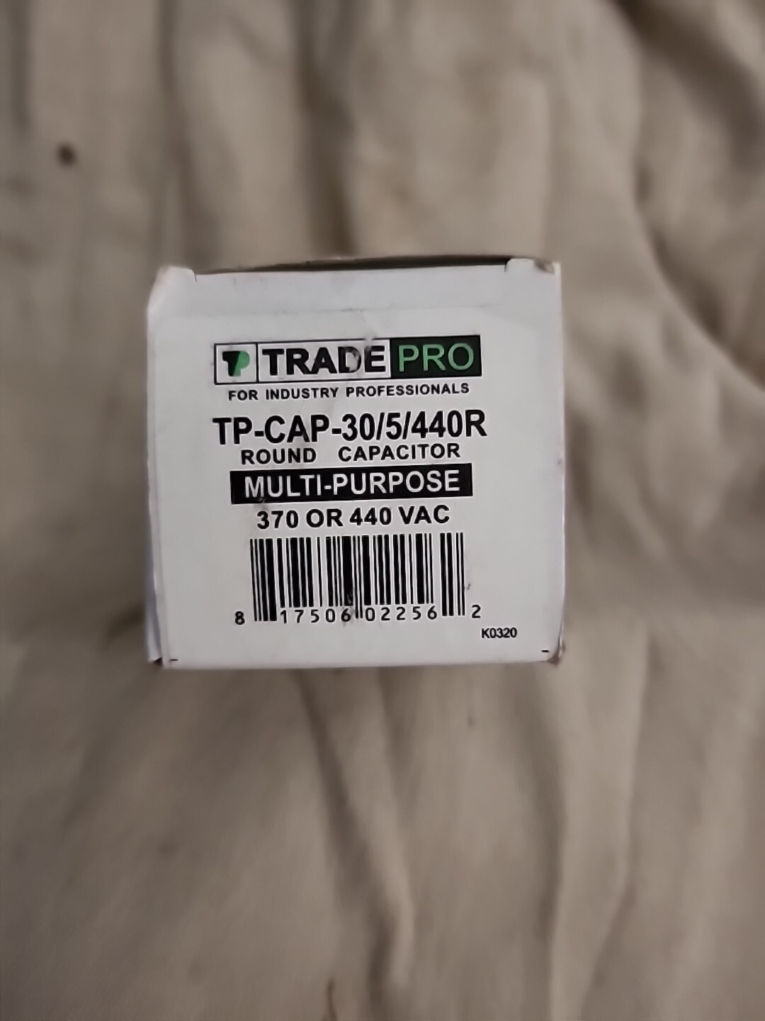 TRADEPRO TP-CAP-35/5/440USA-R 35/5MFD 440/370V Round Capacitor MADE IN ...