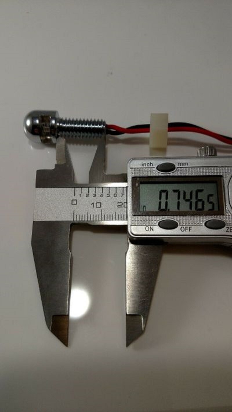 Pair Blue LED License Plate Light Fasteners Bolts - Universal Car Truck ...