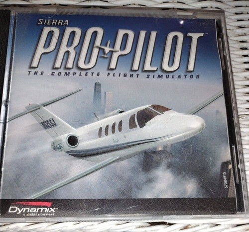 COMPUTER GAME - PRO PILOT - SIERRA - FLIGHT SIMULATOR - 1999 - GOOD ...