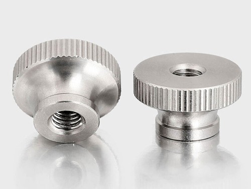 Knurled Thumb Nut Threaded Through Blind Hole Select Size M3 M5 M6 M8