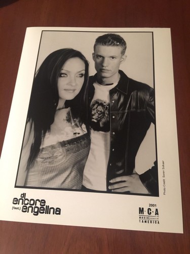 DJ Encore Music Duo featuring engelina rare Vintage 8x10 Press Photo | eBay