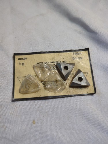2 NEW Hayes Tool TNMA-54NV CARBIDE THREADING INSERTS. GRADE C6 (B5) | eBay