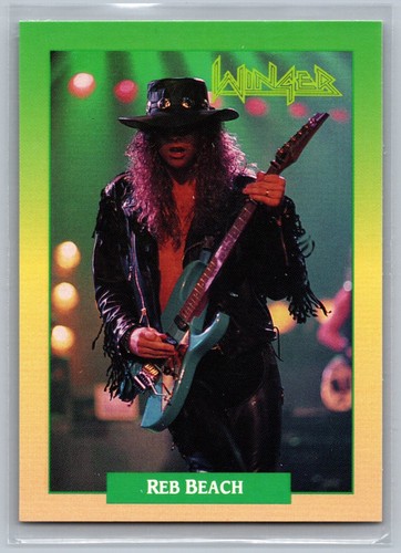 1991 Brockum RockCards Reb Beach #52 Trading Card Winger | eBay