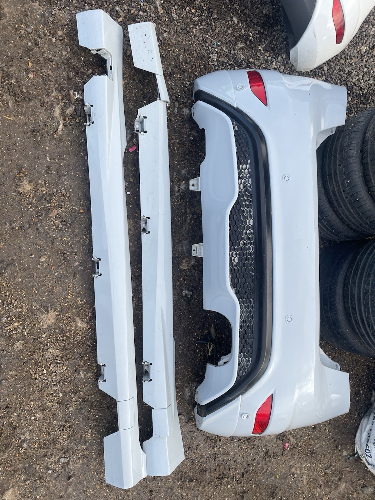 Ford Fiesta Rear Bumper St White Blue Red Grey Black Or Any Colour ...