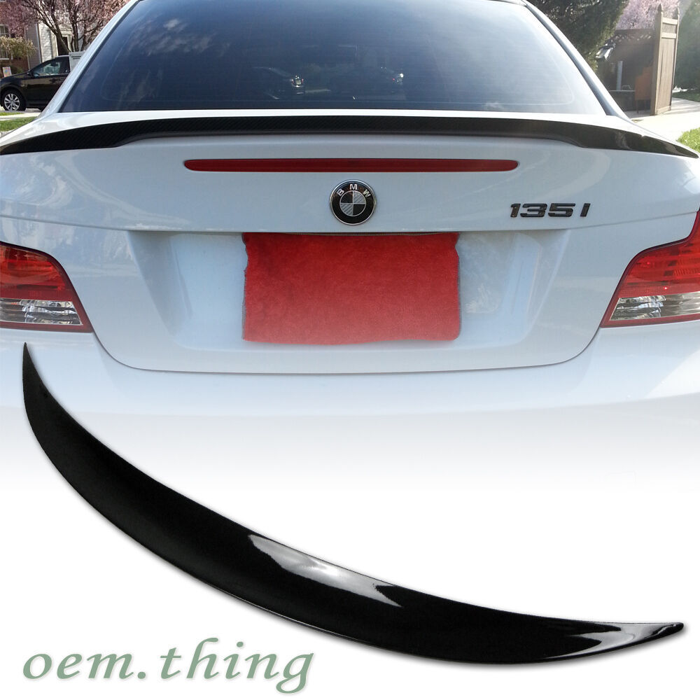 2013 Fit FOR BMW E82 P Type REAR TRUNK SPOILER WING ABS 118d 120d ...