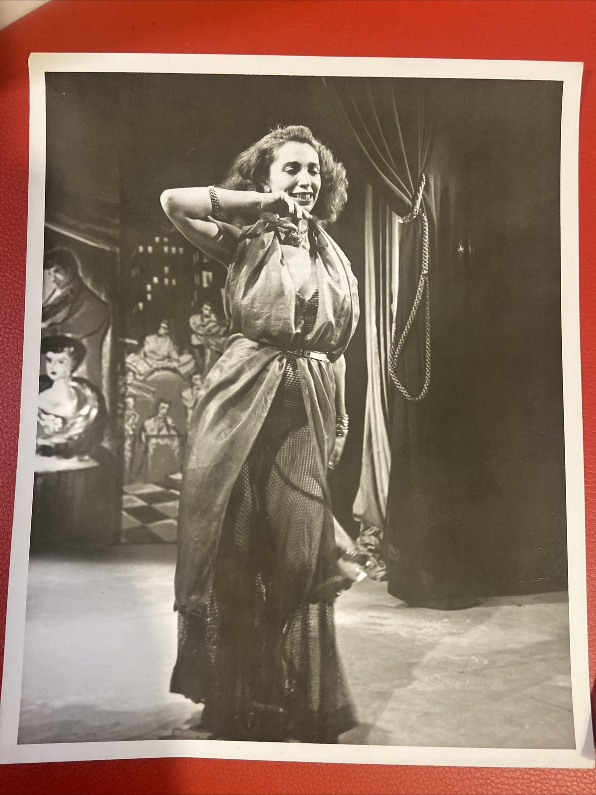 2 Lot - 8x10 Vintage Photos. Denise Dunbar. Burlesque Stripper ...