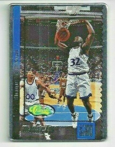 Shaquille "Shaq" O'Neal 1994-95 Classic NBA Metal Card # 18 Magic | eBay