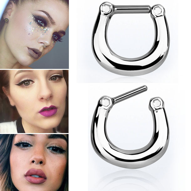 Septum Piercing Bull Ring
