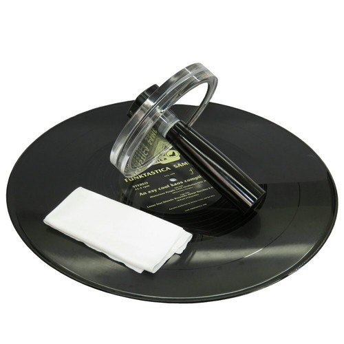 LP Vinyl Record Clean Long handle Clamp Label Saver Protector ...