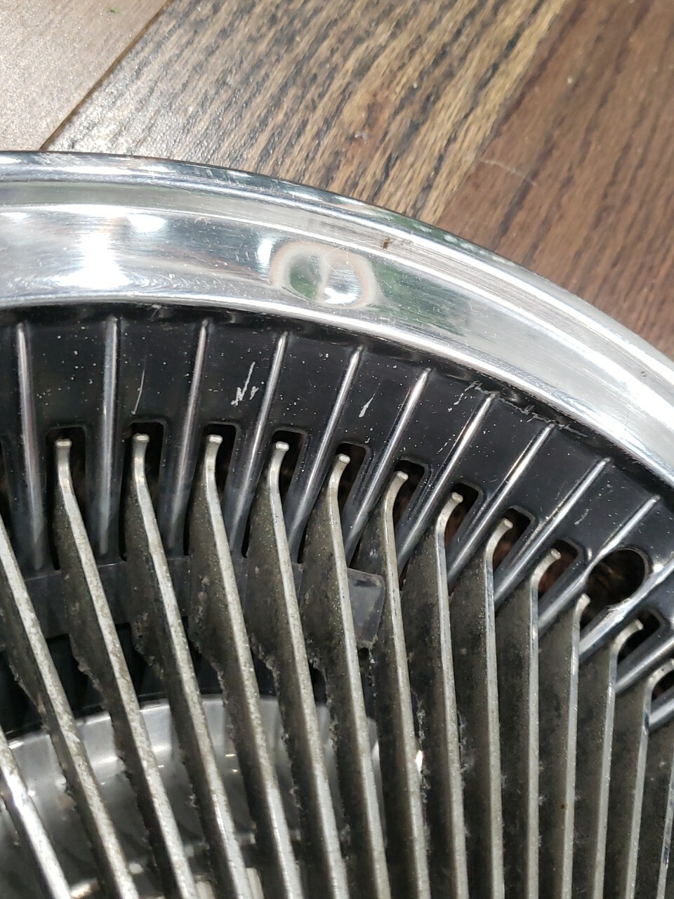 64-67 Buick Riviera Wildcat 15" 2 Bar Spinner Finned Turbine Hubcap Hub ...