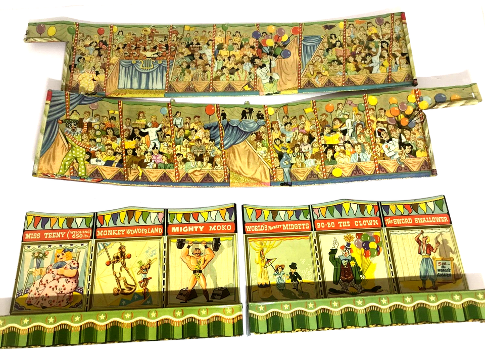 Vintage Marx Super Circus Playset Box with Tent Sideshow Panels As-Is ...