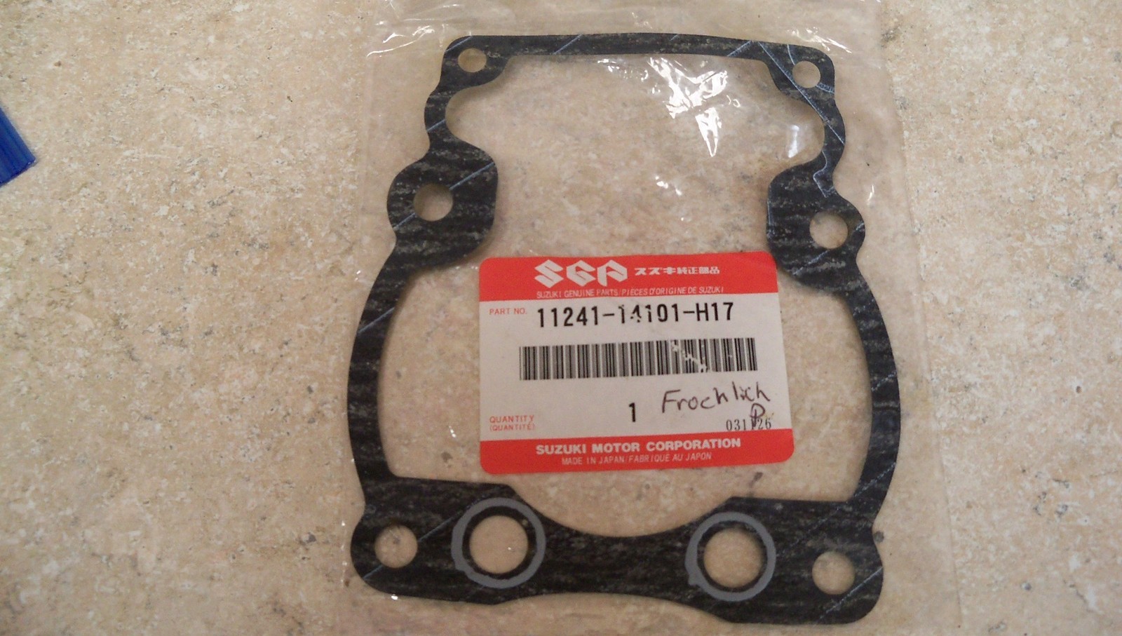 NOS OEM Suzuki Cylinder Gasket 1981 RM125-X Off Road 11241-14101-H17 | eBay