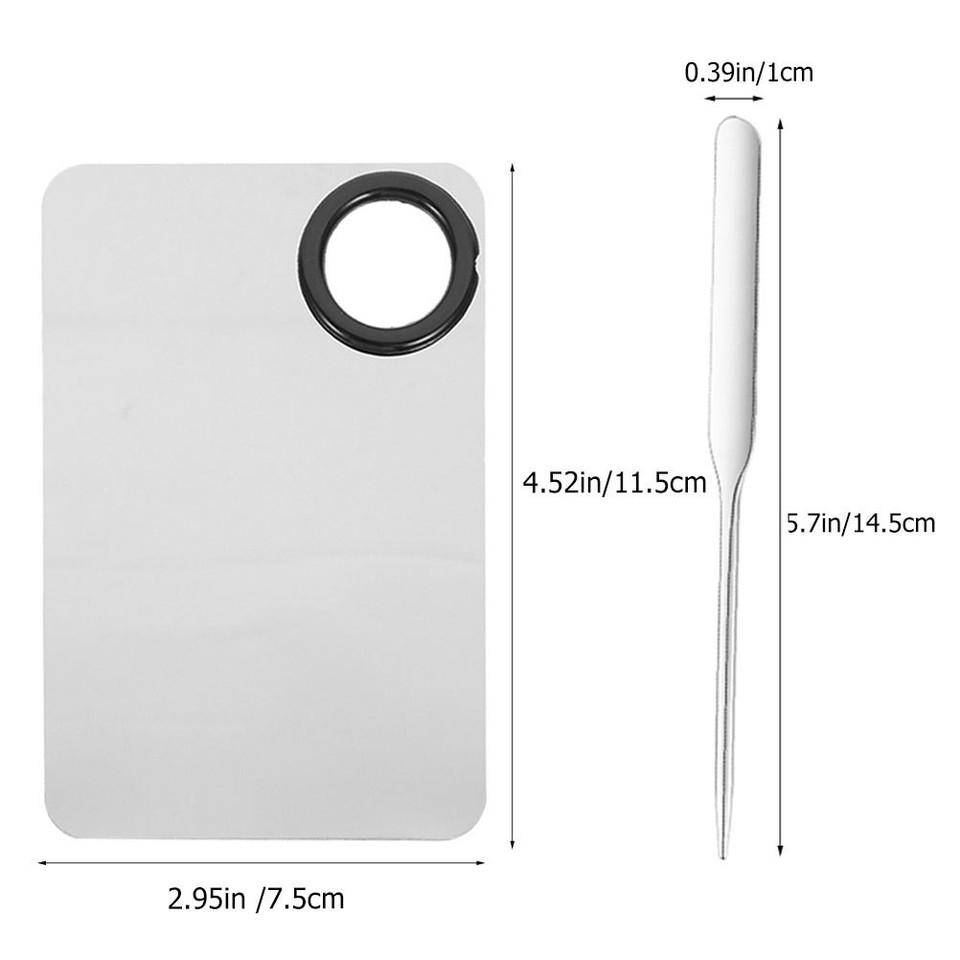 Makeup Plate for Foundation Color Mixing Plates Artists Paint Tray ...