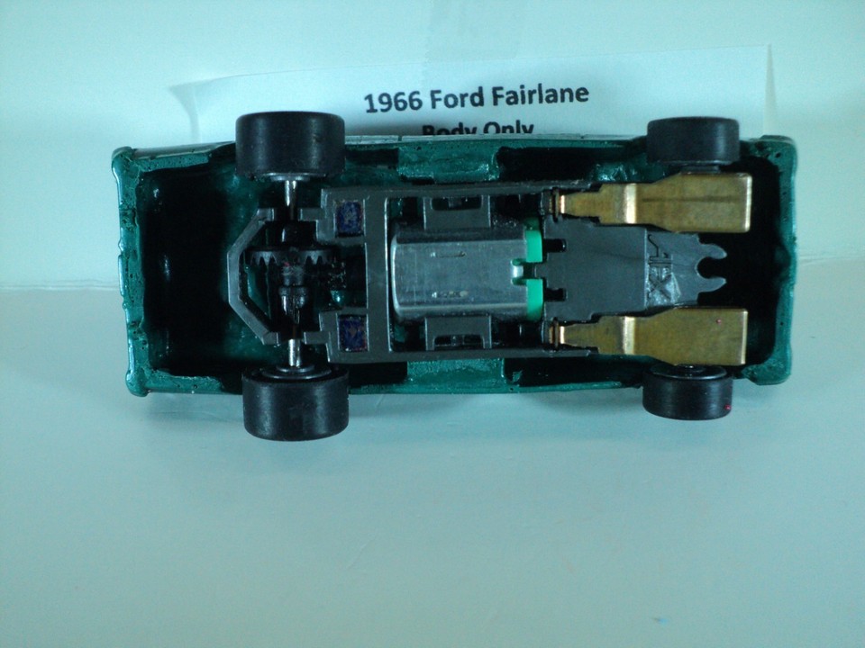 HO scale Slot Car Custom Resin body only 1966 Green Ford Fairlane Fits ...