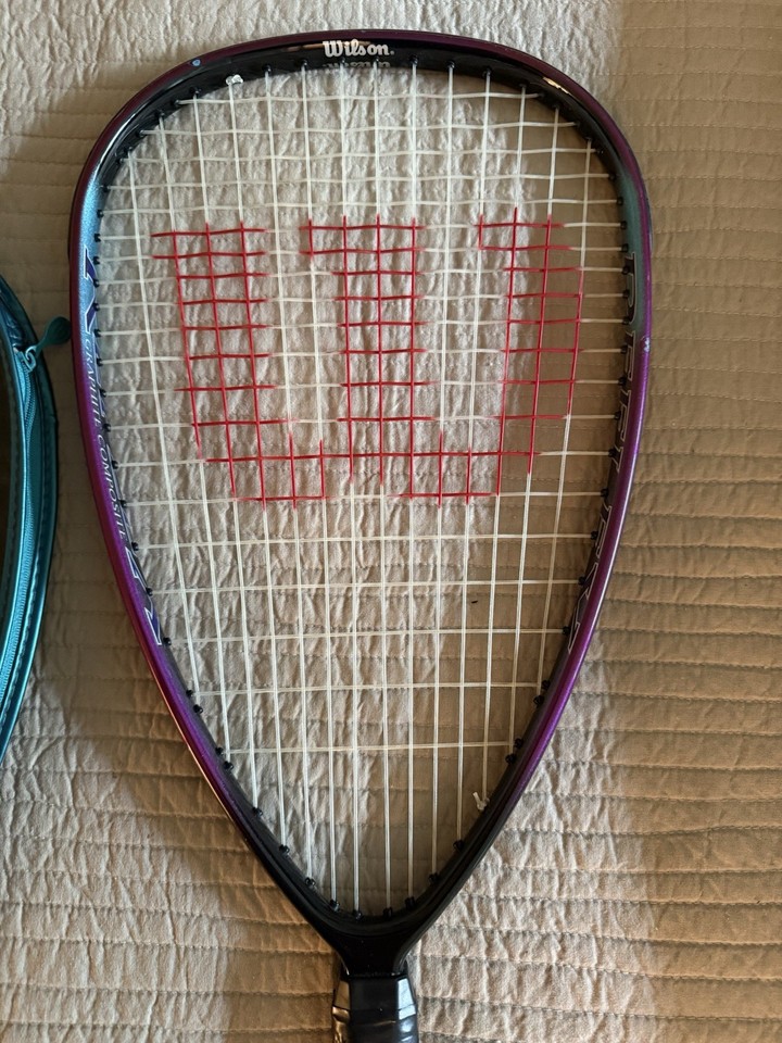 Wilson Kannon Fused Graphite Racquetball Racquet with cover | eBay