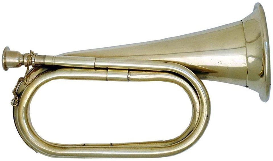 AnNafi® Brass Blowing Bugle | Civil War Era Brass Bugle US Military ...