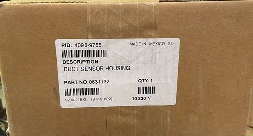 Simplex 4098-9755 Duct Smoke Detector Housing 0631132 | eBay