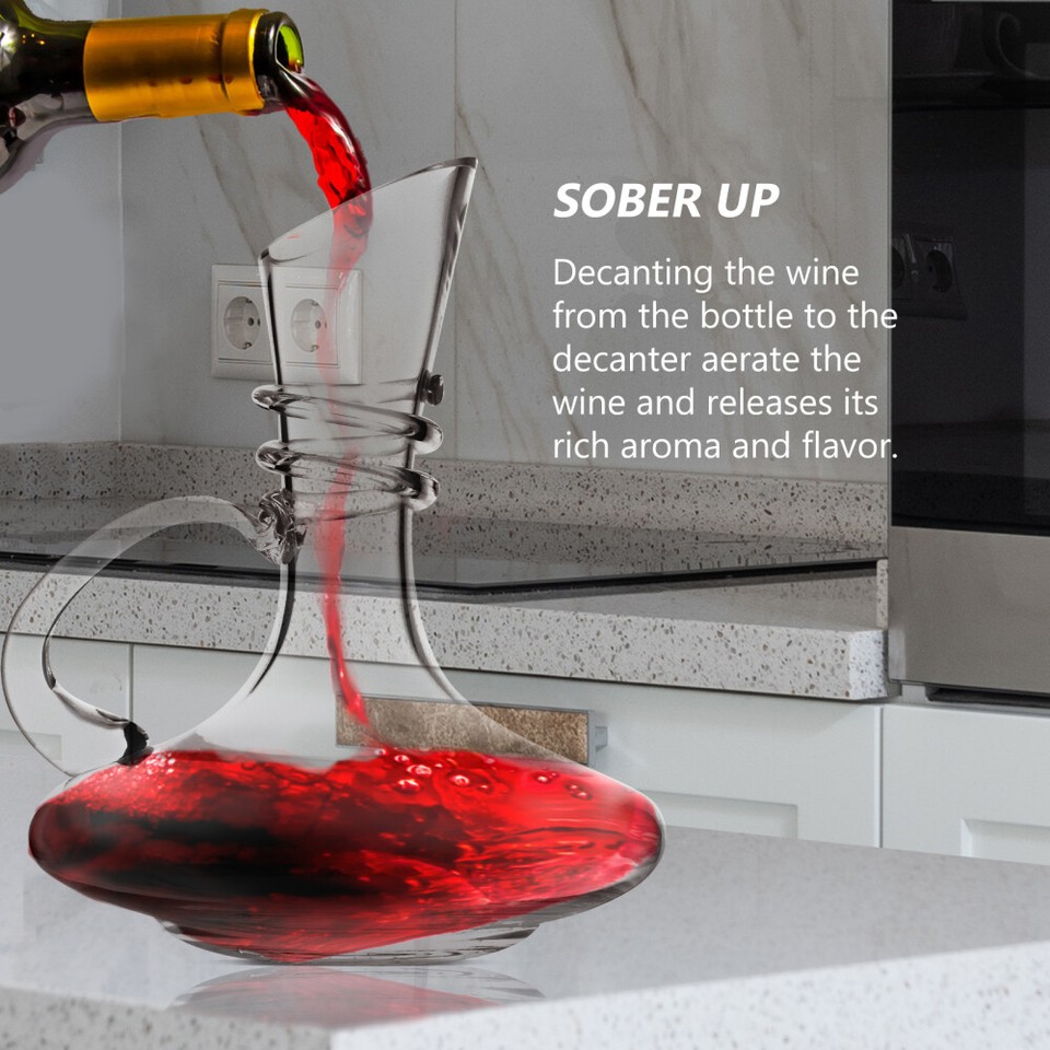 Crystal Whisky Decanter Glass Wine Aerator Glass Wine Decanter | eBay