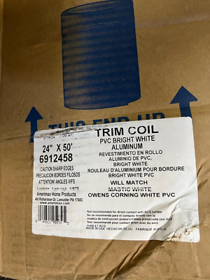 Textured White Aluminum Trim Coil 24" Aluminum Trim Coil | Colored