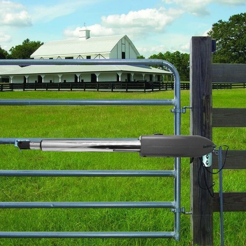 RITROX Farm 30w Full Solar Powered Single Swing Gate Opener 5x Remote ...