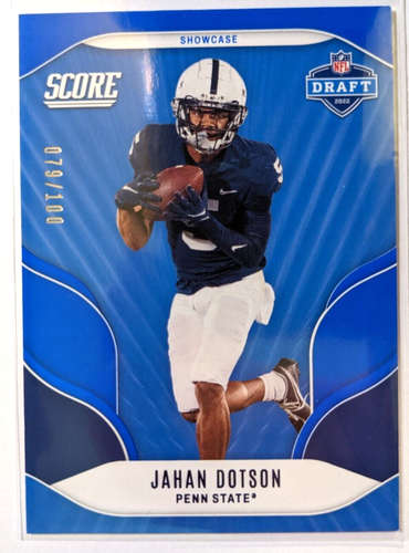 2022 SCORE NFL DRAFT SHOWCASE PARALLEL RC JAHAN DOTSON 079/100 | eBay