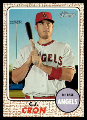 2017 Topps Heritage #53 C.J. Cron Los Angeles Angels | eBay
