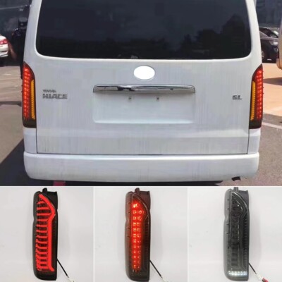 Smoked LED Tail Lights For 2019 2020 2021 2022 Toyota Hiace Rear Lamp ...