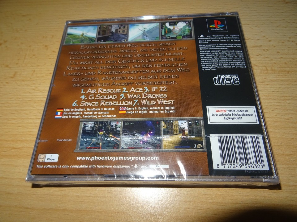 NEW FACTORY SEALED SHOOT PAL PLAYSTATION 1 PS1 uk tracked delivery | eBay