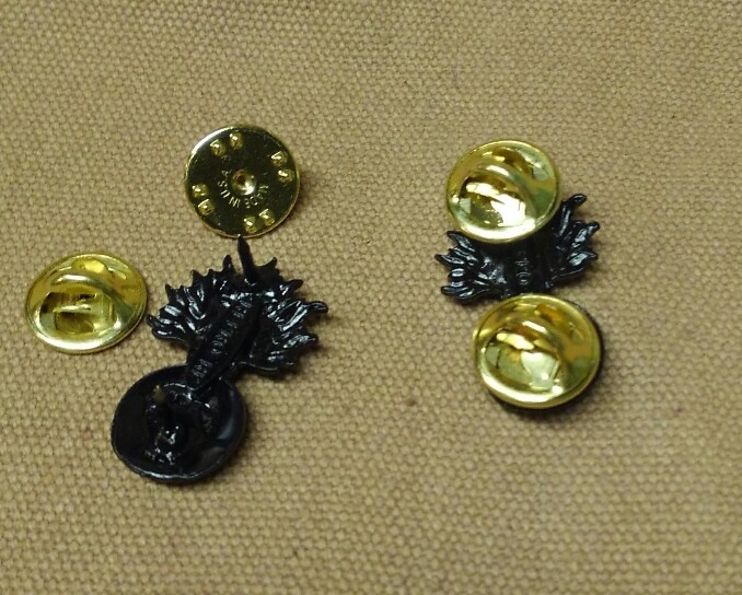 WWI US Army Officer Ordnance Corps Insignia Pins, One Pair | eBay