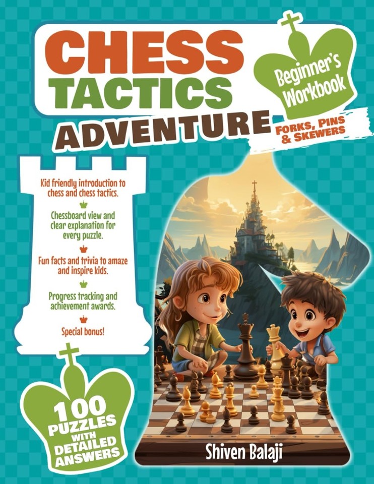 Chess Tactics Adventure: Beginner's Workbook | eBay