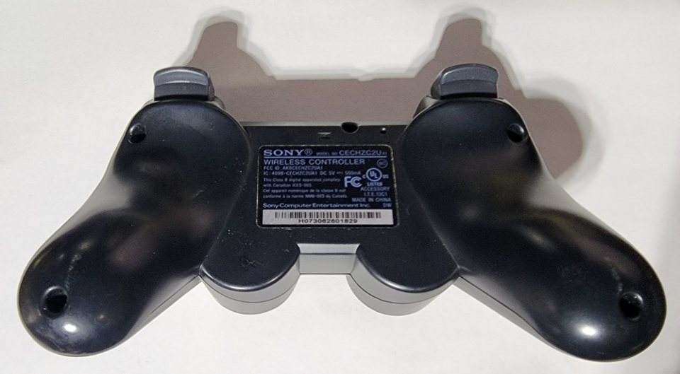 Authentic Sony Playstation 3 PS3 Genuine Dualshock Sixaxis Black ...