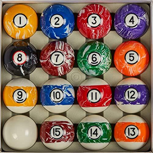Collapsar Deluxe 2-1/4" Billiard Pool Balls Marble-Swirl Style ...