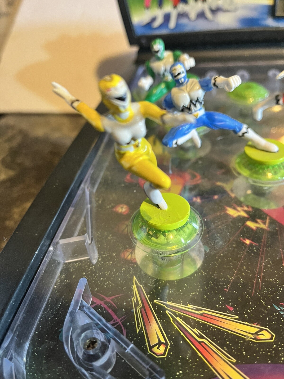 Power Rangers Lost Galaxy tabletop electronic Pinball machine game ...