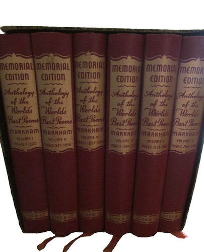 Memorial Edition Anthology of the world's best poems selected by Edwin ...