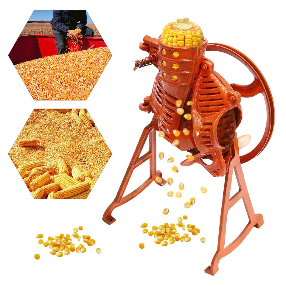 Heavy Duty Manual Farm Hand Corn Sheller Fare Niblet Tool Hand Crank ...