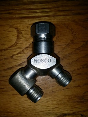 HOSCO CIRCULATING "Y" RESTRICTOR VALVE SS NEW | eBay