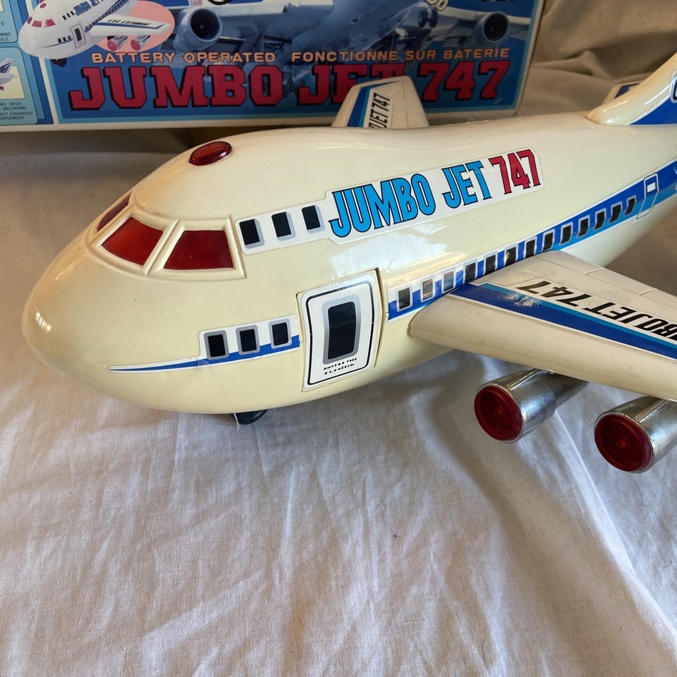 Vintage Jumbo Jet Toy Plane 747 Chen Ching Toys 1988 See Description | eBay