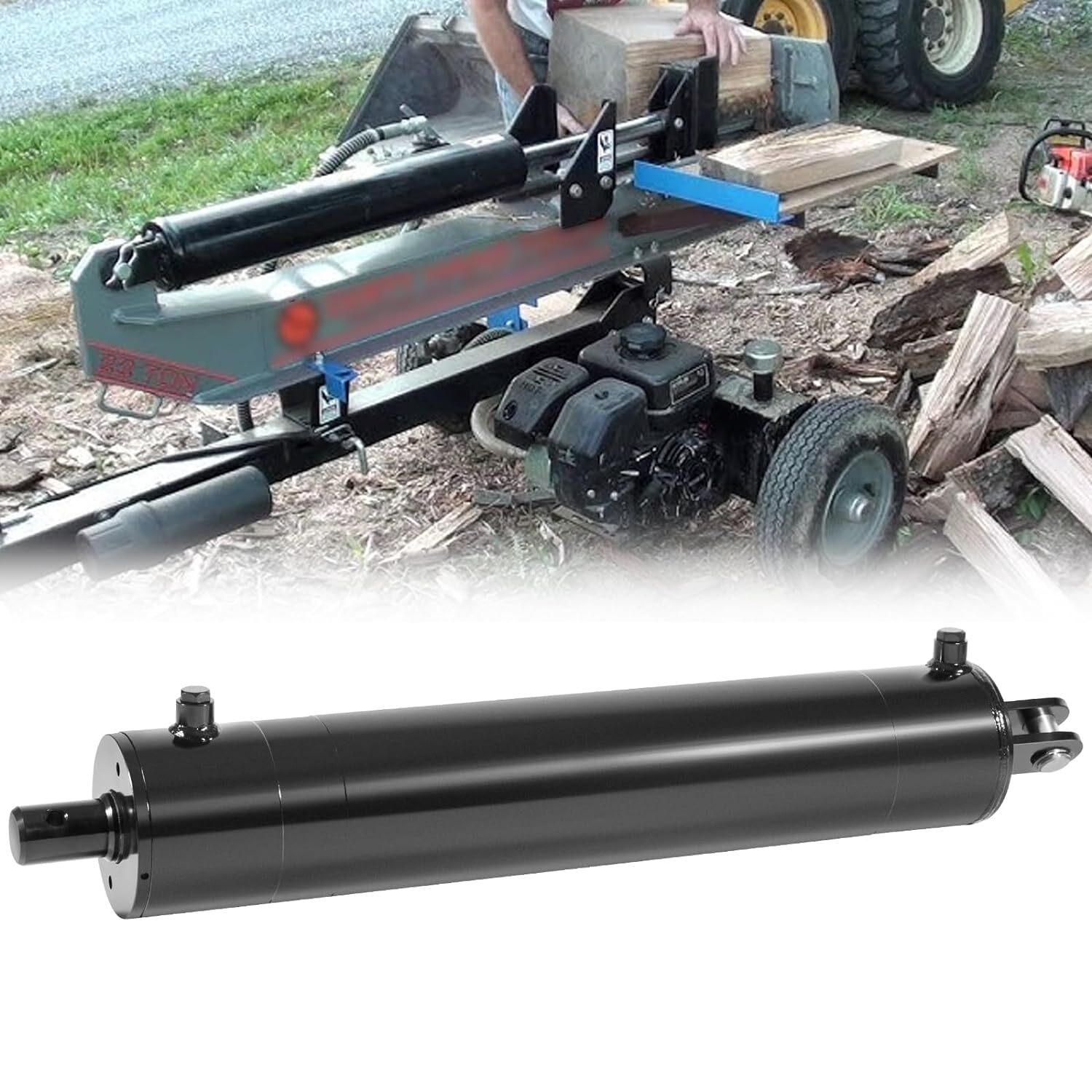 5"x24" Hydraulic Cylinders Log Splitter Cylinder For Log Splitter ...