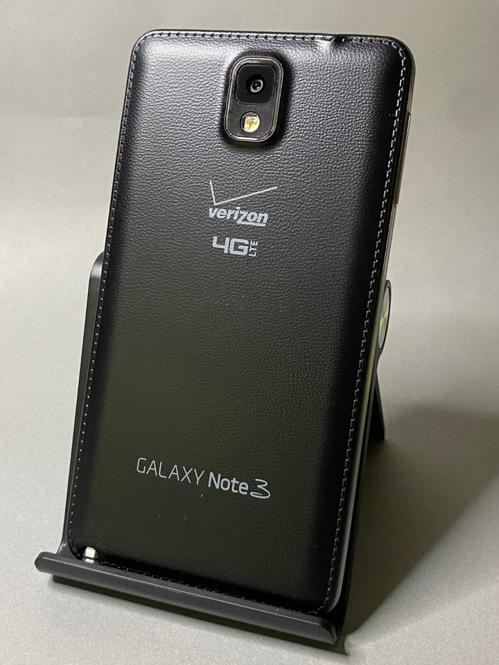 Fair Samsung Galaxy Note 3 32GB Black Verizon Only Android Smartphone ...