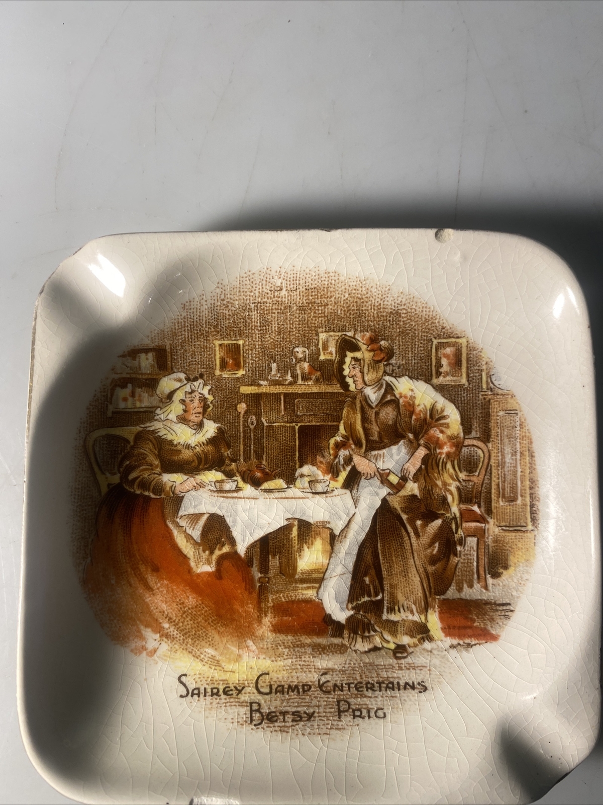 Ashtray Ceramic - Sairey Gamp & Betsy Prig - Lancasters , Hanley ...