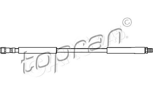 TP Bremsschlauch Vorderachse für MERCEDES W220 W211 S211 Stufenheck ...